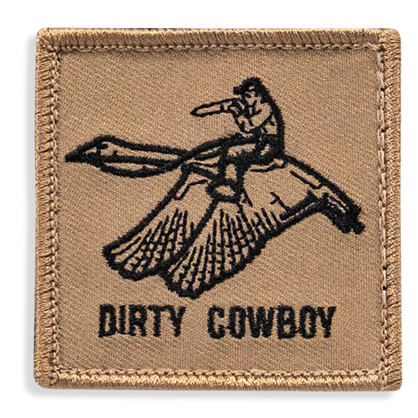 Combat Iron Apparel™ - Dirty Cowboy Original Velcro Patch - Military ...
