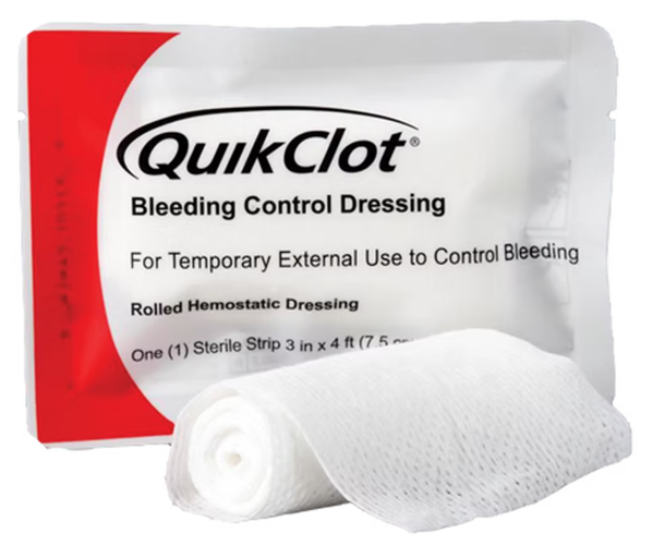 RCR Medical Products - QuikClot Bleeding Control Dressings - Military ...
