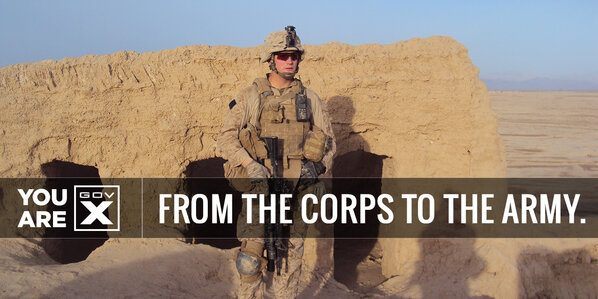 FROM THE CORPS TO THE ARMY: Adam N.
