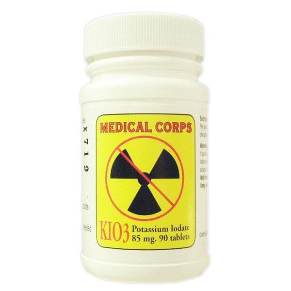MediTac Kits - Potassium Iodate Tablets KIO3 Anti-Radiation - 90 ...