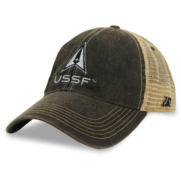 Air Force Gear - USSF Logo Trucker Hat (Black) - Military & First ...