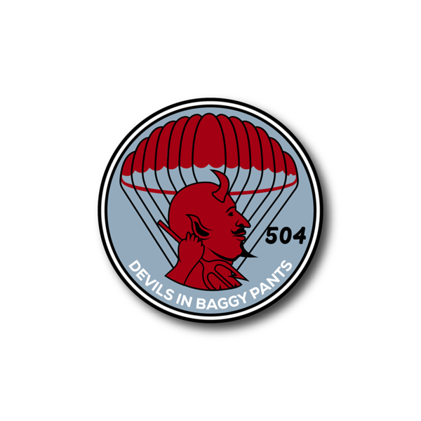 WETSU Company - 504th Devils Airborne Classic Premium Sticker ...