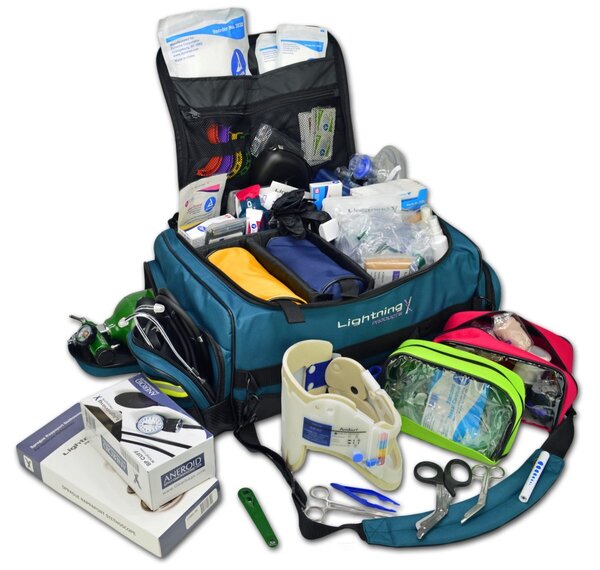 Lightning X Products - Large Modular Trauma Bag w/ Deluxe Fill Kit ...