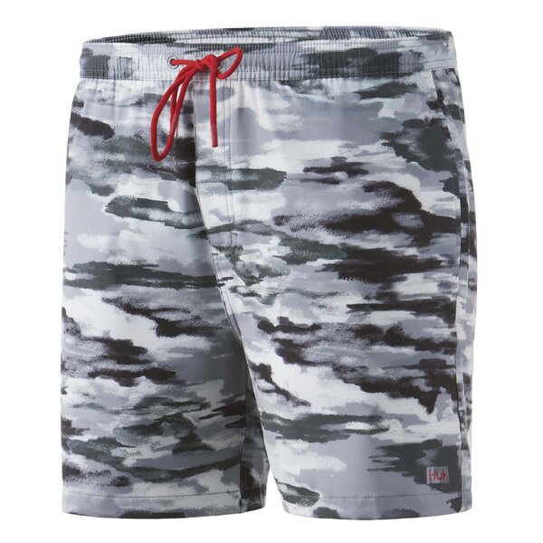 Huk Gear - Huk Pursuit Edisto Volley Swim Short - Military & First ...