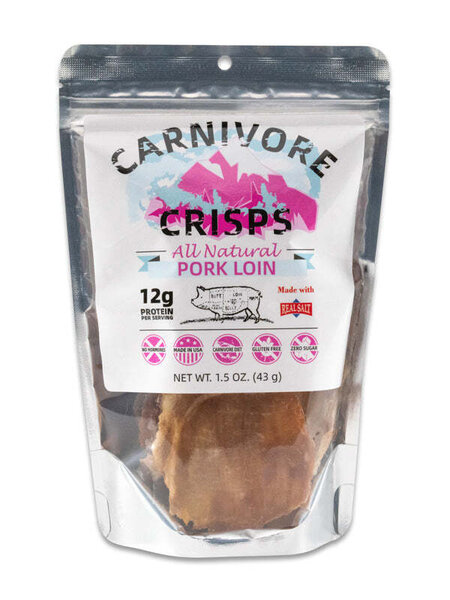 Carnivore Crisps - Carnivore Crisps Pork Loin 1.5 oz - Military & First ...