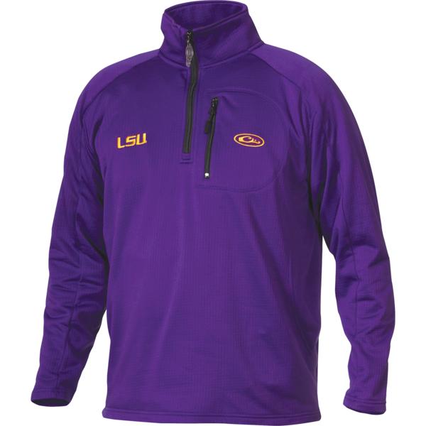 Drake Waterfowl - LSU Breathelite 1/4 Zip - Military & First Responder ...