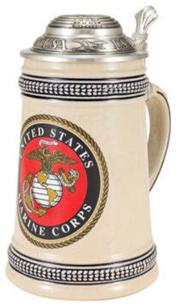 Texas Time Gifts and Fine Art - "U.S. Marine Corps—EGA Seal" Stoneware ...