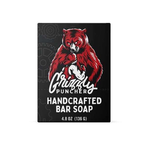 Beard Octane - Grizzly Puncher Handcrafted Bar Soap - Teakwood, Oakmoss ...