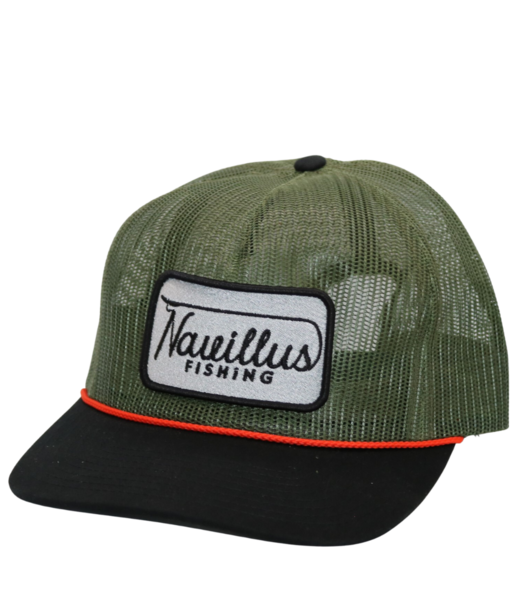 Navillus Apparel - Navillus Fishing Olive Mesh Snapback - Military ...