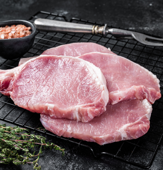 The Meatery - Pork Chops - 2lbs | 2lbs | Box-Item - Military & First ...