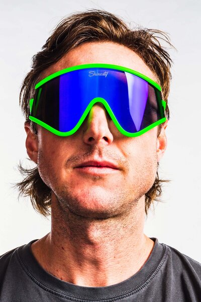 Shinesty - The Steep And Deep | Retro Neon Polarized Macho Sunglasses ...