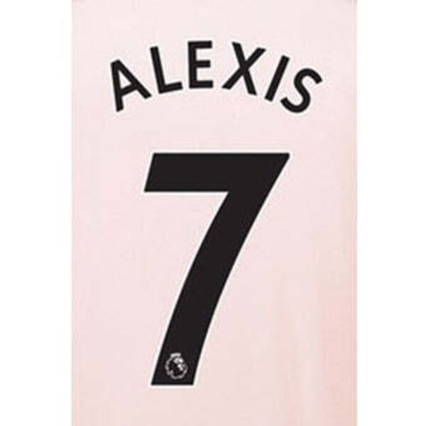 ProSoccer - Man United 2018/19 Away Alexis #7 Jersey Name Set ...
