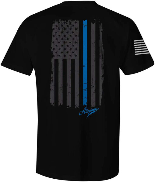 Allegiance Clothing - Back the Blue Back Hit Tee - Military & First ...
