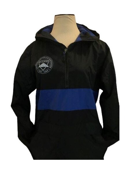 COPS SHOP - Thin Blue Line Rain Jacket - Military & First Responder ...