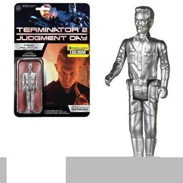 ToyShnip - Super7 Terminator 2 T-1000 Metallic ReAction 3 3/4-Inch ...