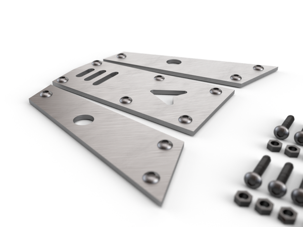 Polo Creations RC - Hood Armor for Arrma Big Rock BLX 3s Aluminum CNC ...