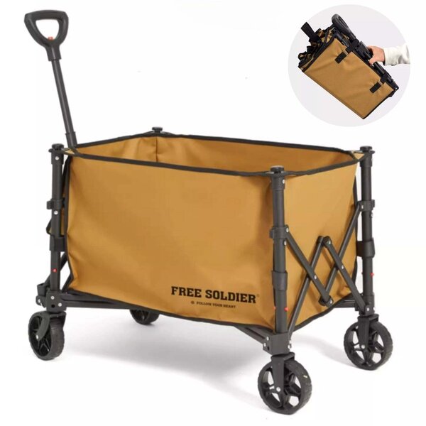 FreeSoldier - KONGX Foldable Light Duty Camping Cart - Military & First ...