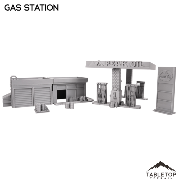 Tabletop Terrain - Gas Station - Military & First Responder Discounts ...