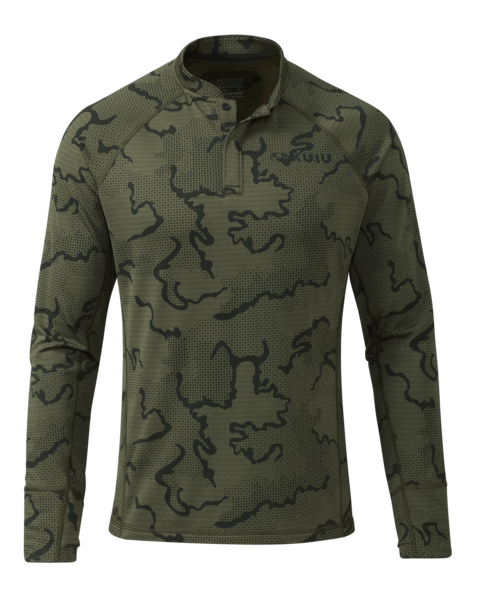 KUIU - Ridgepoint Fleece Henley | Olive Tonal - Military & First ...