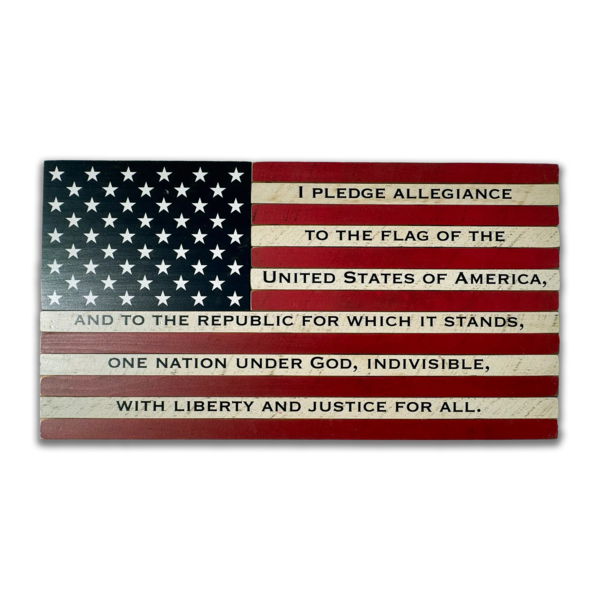 Flags Of Valor LLC - Pledge of Allegiance Flag - Military & First ...