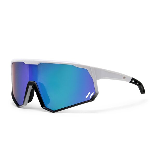 Alter Ego Running - Run Shield Full White Frame Ice Blue Lens ...