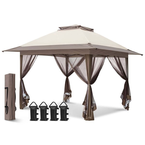 Eagle Peak - 13x13 Pop Up Gazebo with Netting w/ 169 sqft of Shade ...