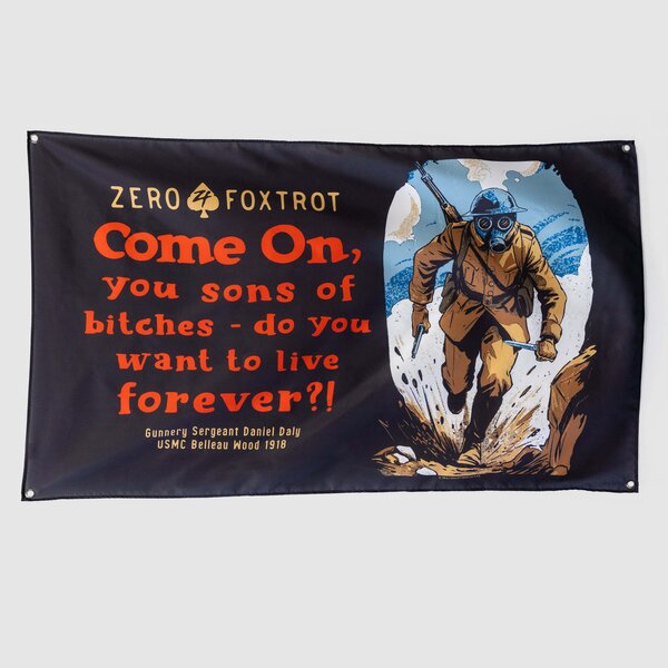 ZERO FOXTROT - Doughboy Flag - Military & First Responder Discounts | GOVX