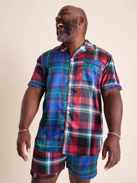 Chubbies - The All Wrapped Up (Satin Pajama Shirt) - Military & First ...
