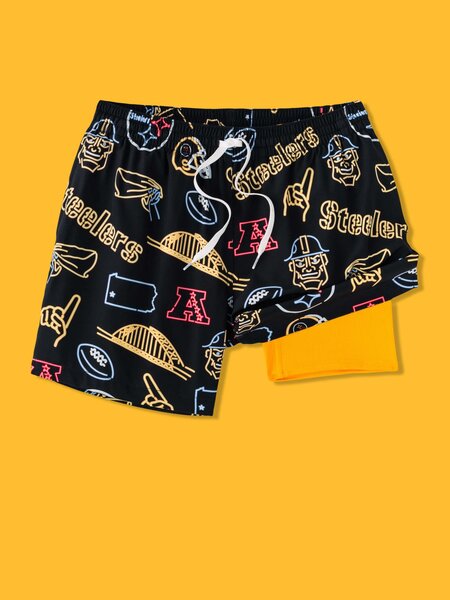 Chubbies Shorts - The Neon Steelers 5.5" (NFL Classic Lined Swim Trunks ...