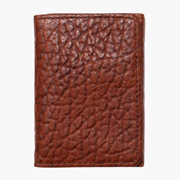 Lejon Leather Goods - Bison Tri-Fold Peanut Wallet - Military & First ...