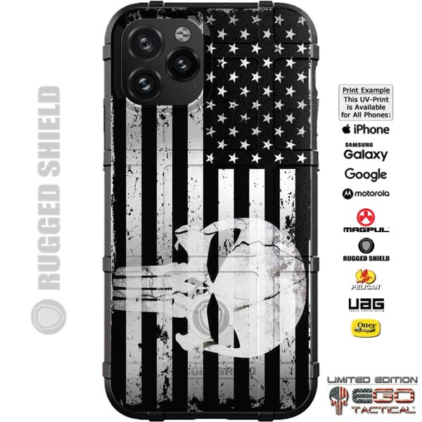 EGO Tactical - Subdued Tattered US American Flag with Cracked White ...