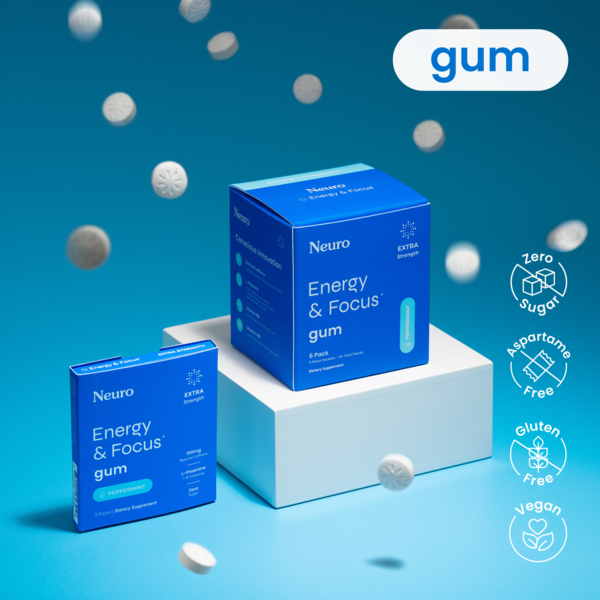 Neuro - Extra Strength Energy & Focus™ Gum - Military & First Responder ...